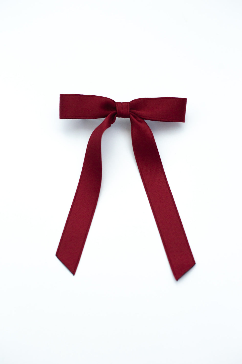 Micro Florence Matte Satin Bow – Grace & Grandeur Bow Company