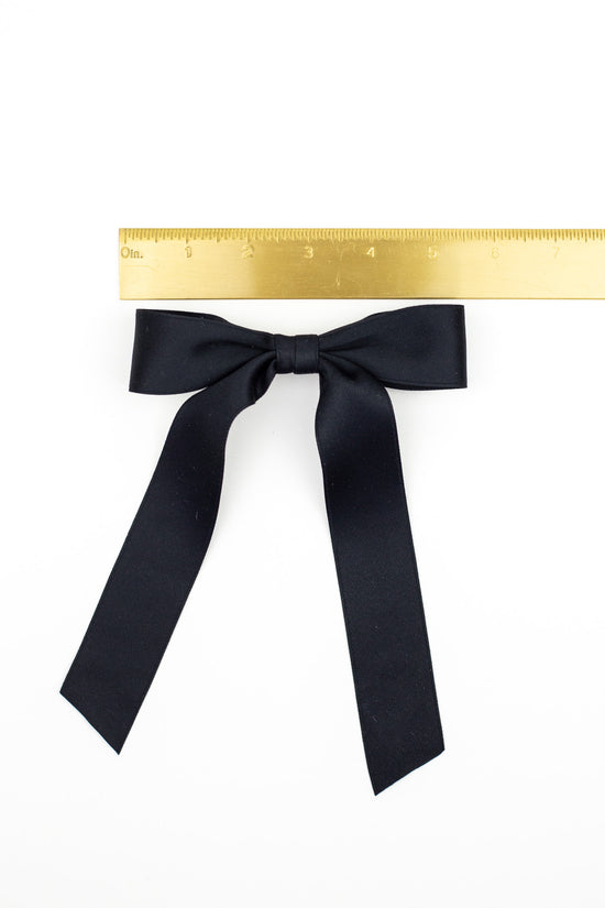 Florence Matte Satin Bow – Grace & Grandeur Bow Company