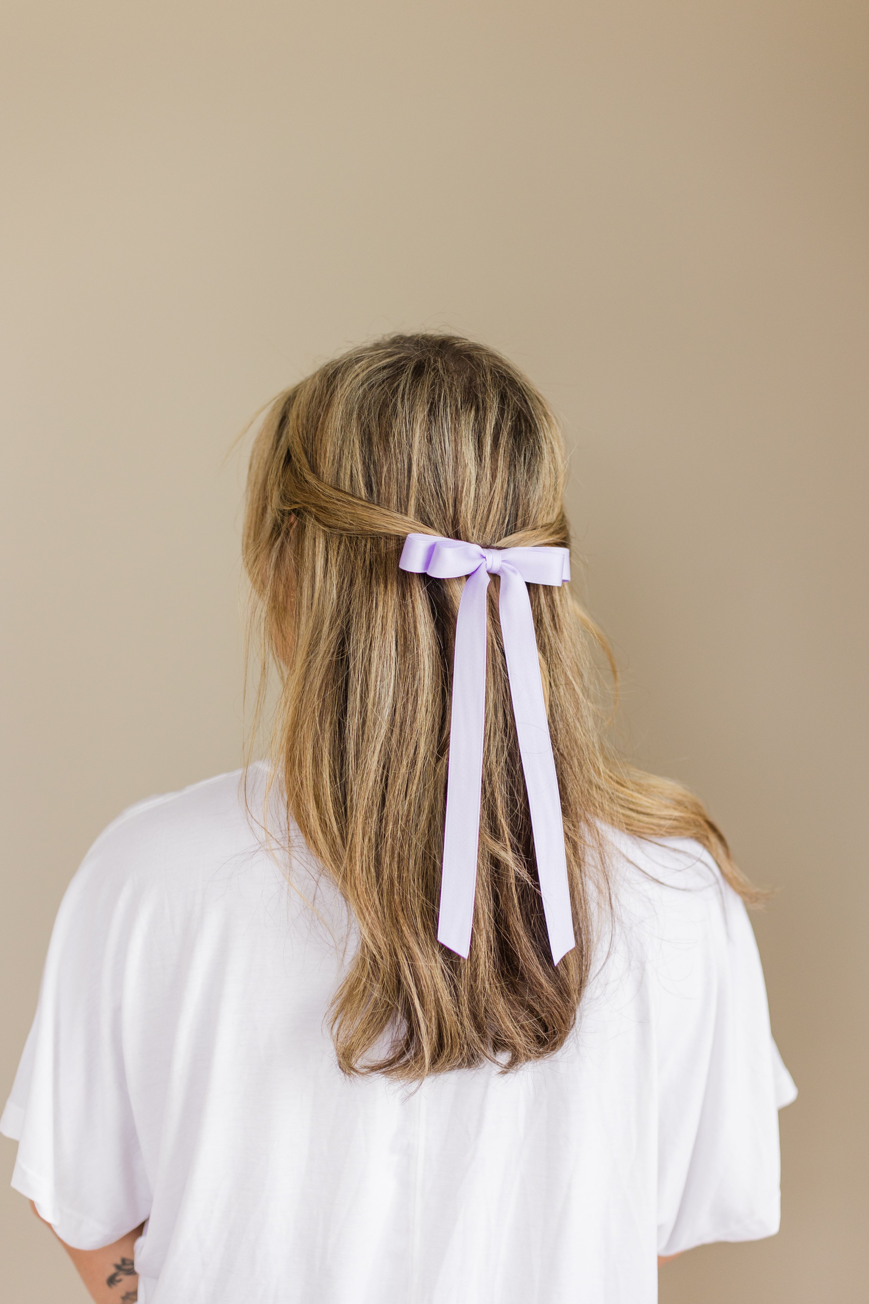 Micro Alice Matte Satin Bow – Grace & Grandeur Bow Company