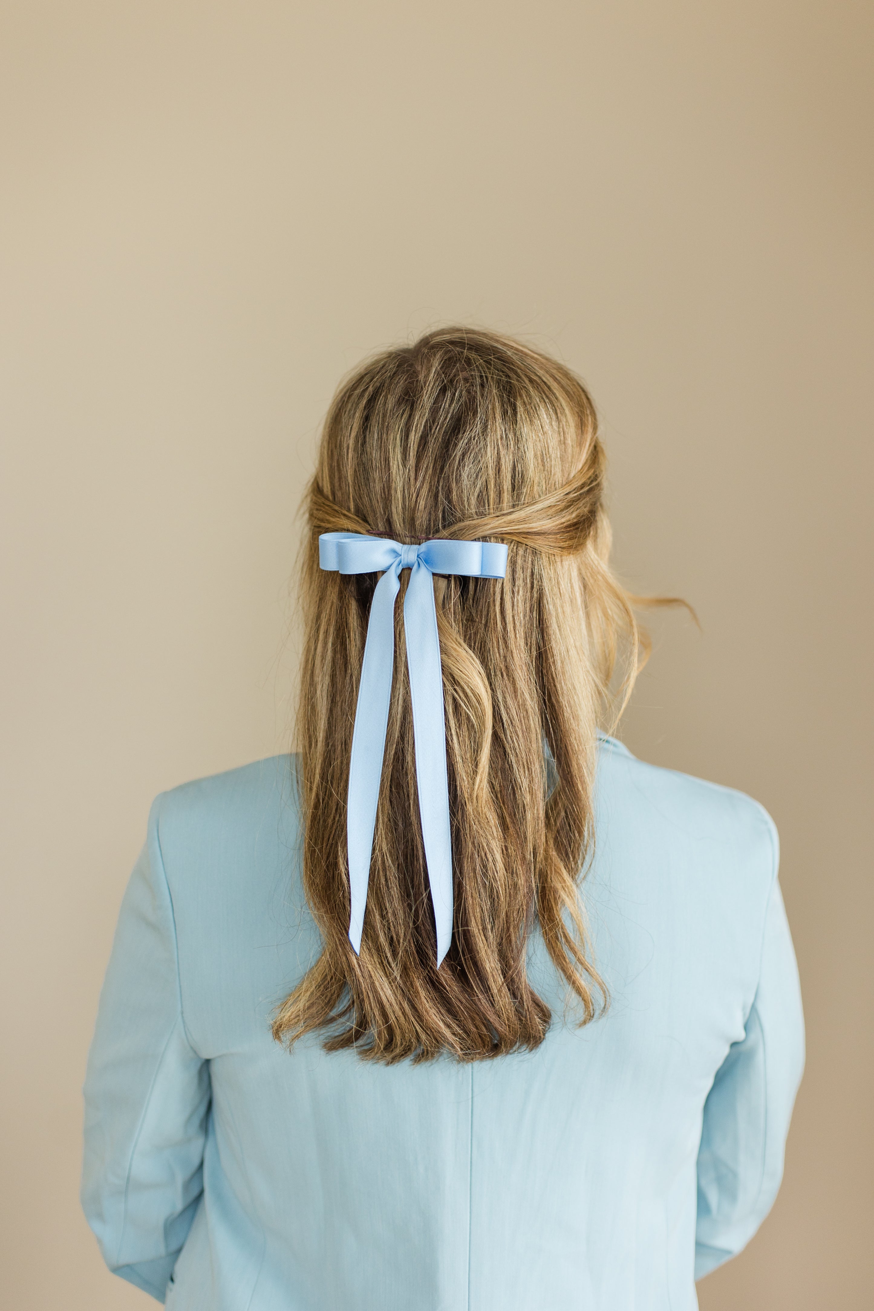 Micro Alice Matte Satin Bow – Grace & Grandeur Bow Company